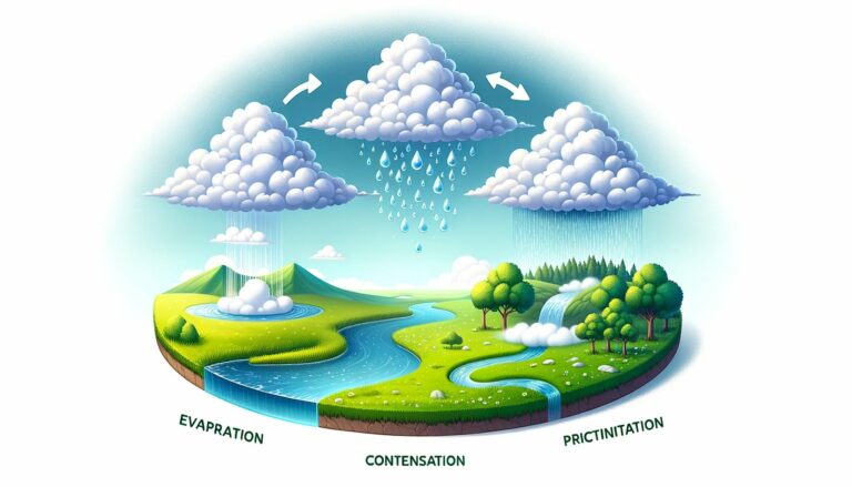 What are the 4 Steps of the Precipitation Cycle?