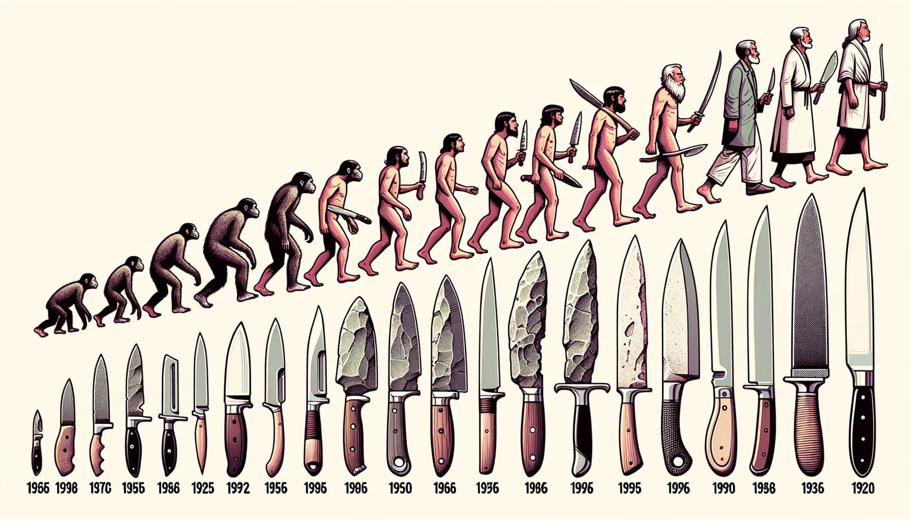 What is the most ancient knife?