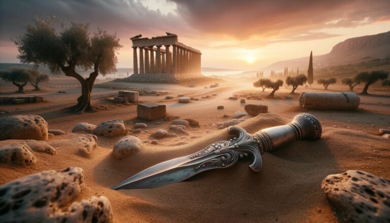 What were Greek daggers called?