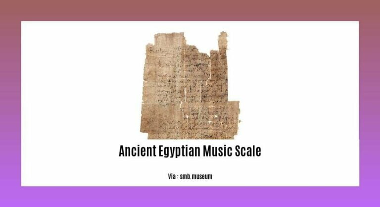 Unraveling the Mysteries of the Ancient Egyptian Music Scale