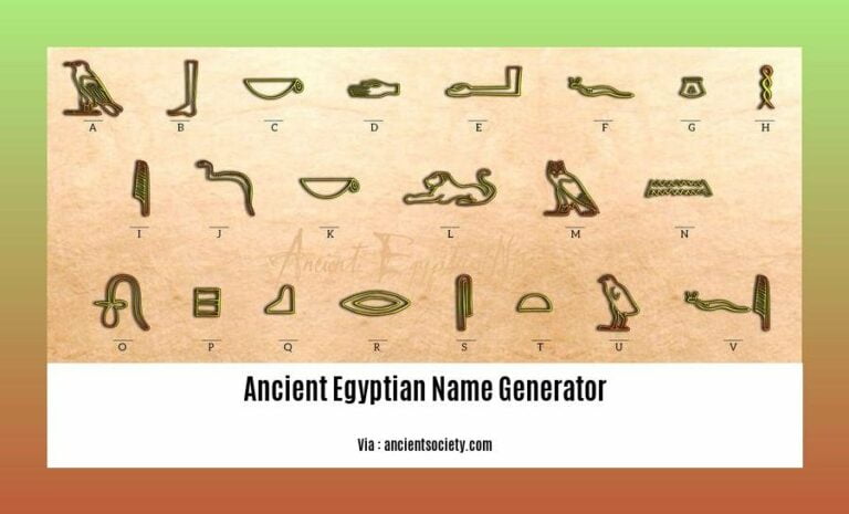 - Ancient Egyptian Name Generator: Unveil the Secrets of the Nile