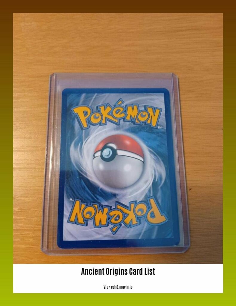 Explore the Ancient Origins Card List: Unraveling the Significance and ...