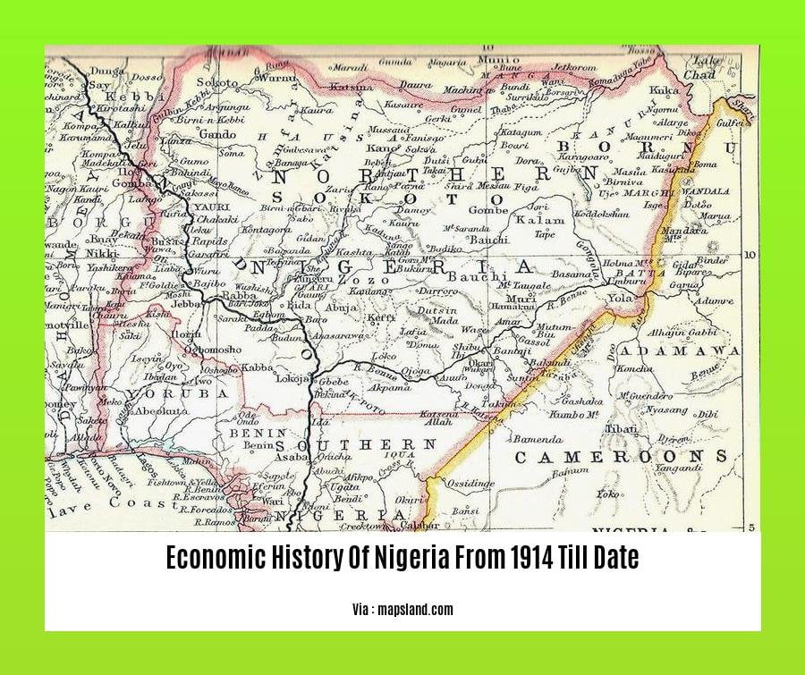Unraveling the Economic History of Nigeria from 1914 till Date: A Journey Through ...