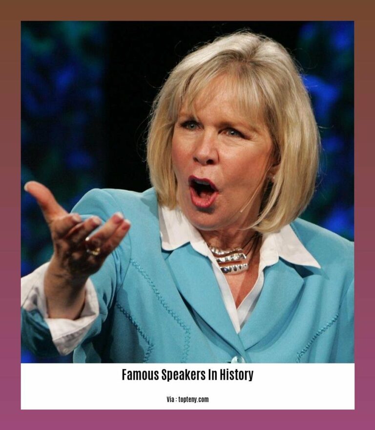 The Enduring Voices: Unveiling the Legacy of Famous Speakers in History