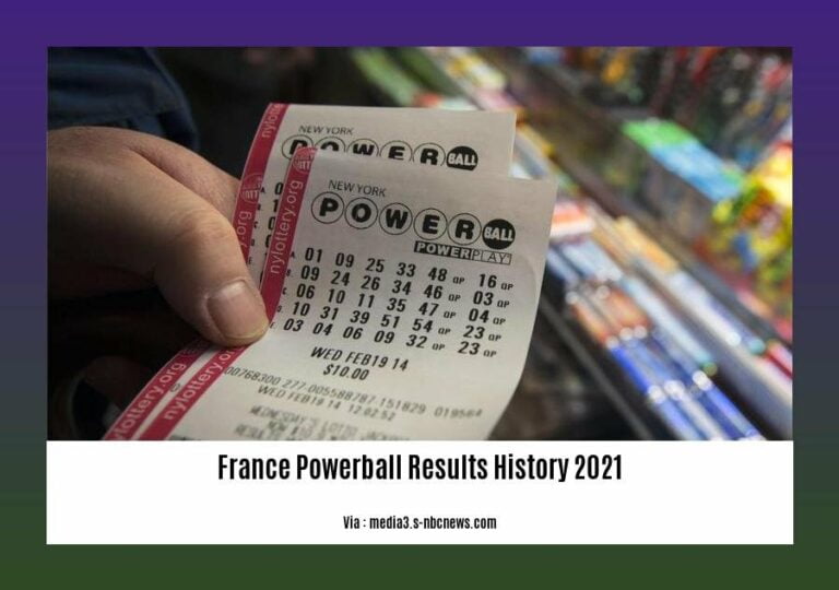 France Powerball Results History 2021: Unveiling the Year's Winning ...