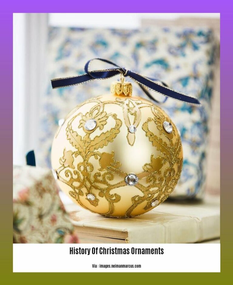 A Journey Through Time: Uncovering the History of Christmas Ornaments
