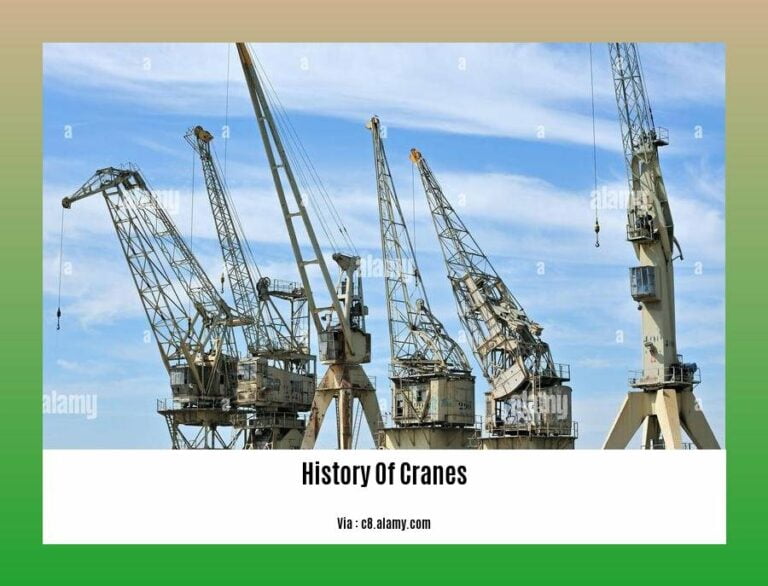 Unveiling the Legacy of Ingenuity: A Journey Through the History of Cranes
