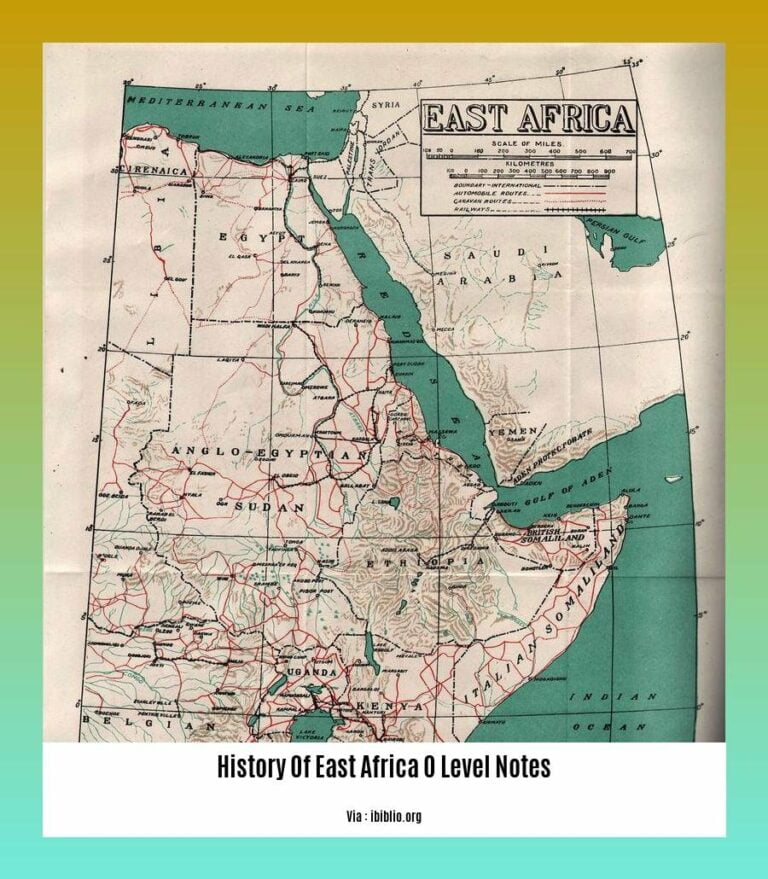 History Notes: Exploring the Rich Past of East Africa for O-Level Students