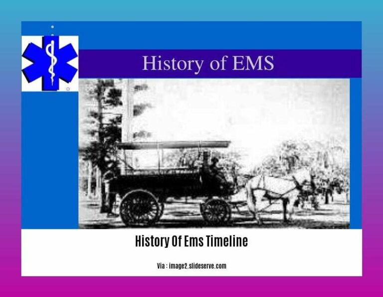 [History of EMS Timeline]: A Journey from Humble Beginnings to ...
