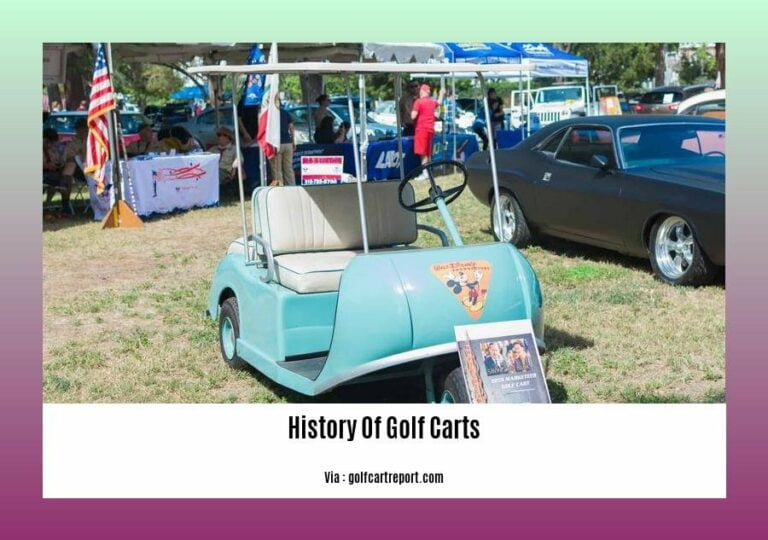 A Wheeled Revolution: Exploring the History of Golf Carts
