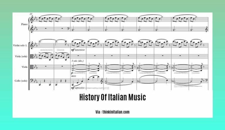A Journey Through Time: The History of Italian Music and Its Enduring ...