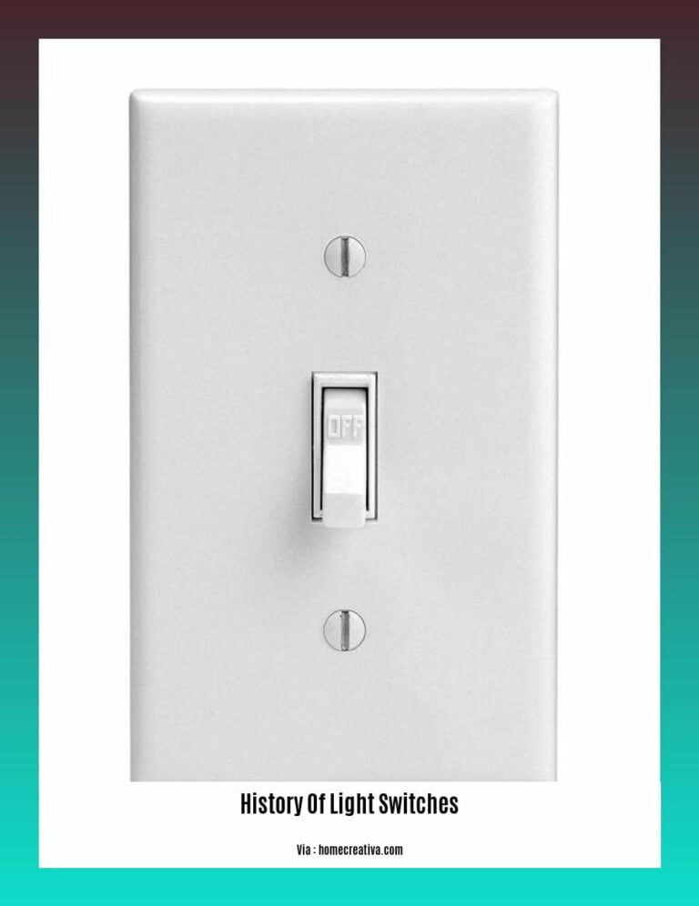 Flipping Through Time: Unraveling the History of Light Switches