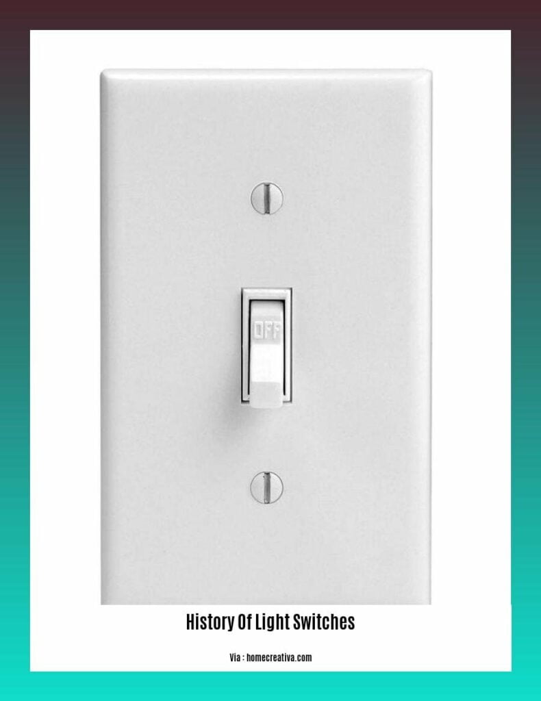 Flipping Through Time: Unraveling the History of Light Switches