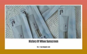 Unveiling the History of Whoo Sunscreen: A Journey Through Innovation ...