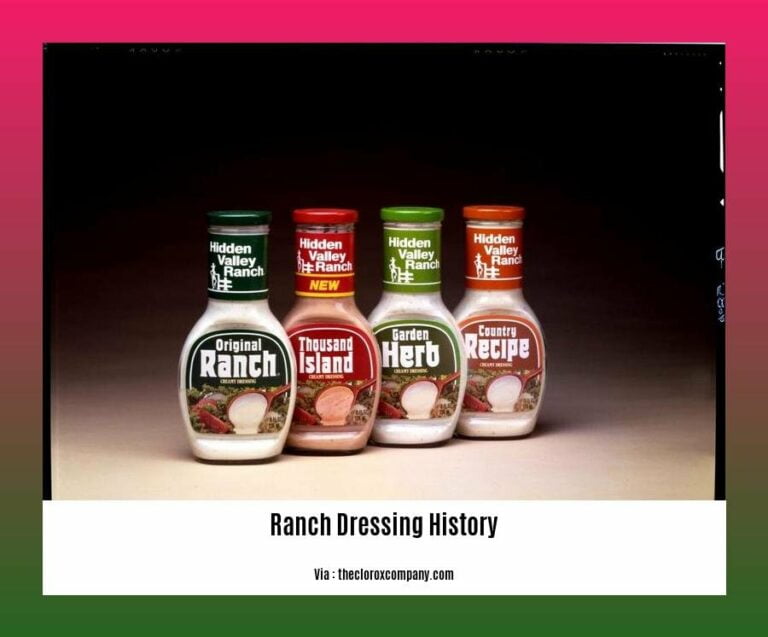 A Culinary Journey Through Time: The History of Ranch Dressing