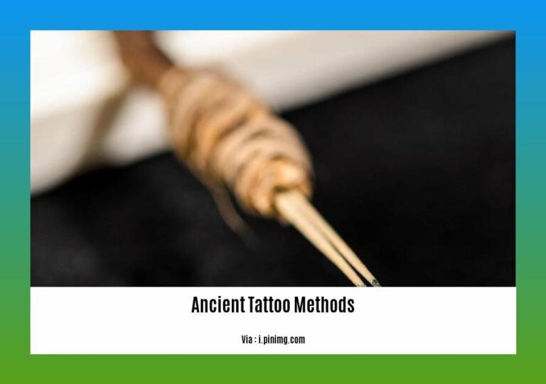 An Exploration of Ancient Tattoo Methods: Unveiling Cultural ...