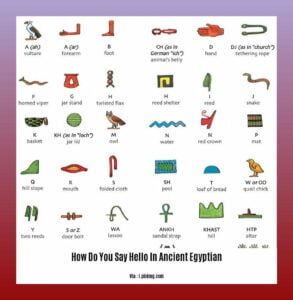 How Do You Say Hello in Ancient Egyptian: Uncovering the Language of ...