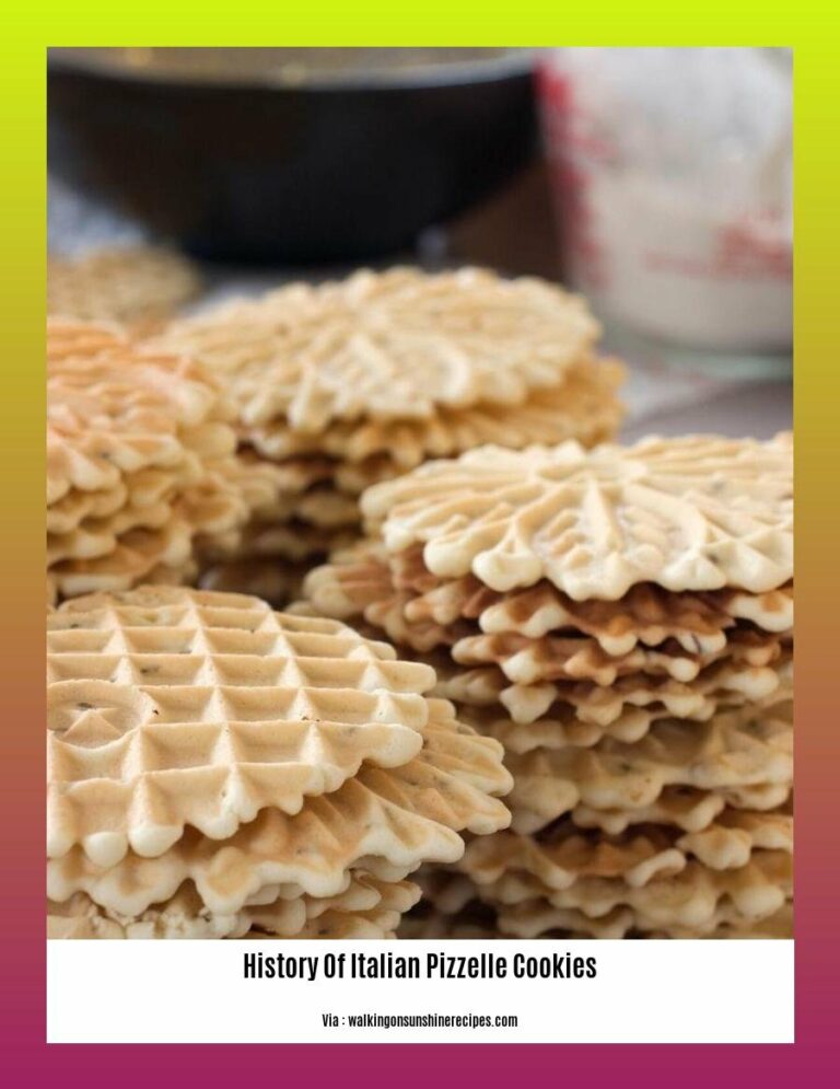 A Journey Through Time: The History of Italian Pizzelle Cookies