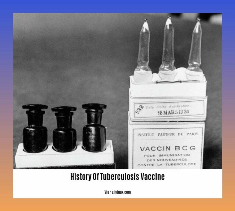 - Delving into the History of Tuberculosis Vaccine: A Journey of ...