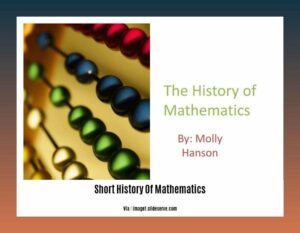 A Short History of Mathematics: Tracing the Evolution of Mathematical ...