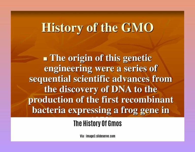 - The History of GMOs: From the Lab to the Farm