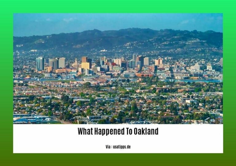 - Unraveling Oakland's Transformation: What Happened To Oakland