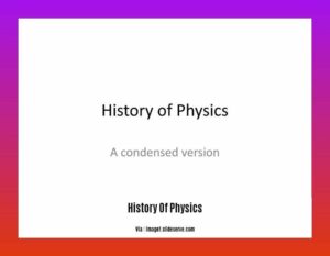 - A Journey Through Time: Exploring the Enigmatic History of Physics