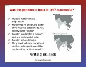 The Partition of British India: A Historical Turning Point Revisited