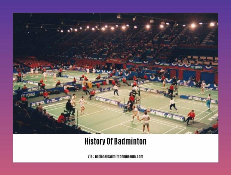 A Comprehensive History of Badminton: From Humble Origins to Global ...
