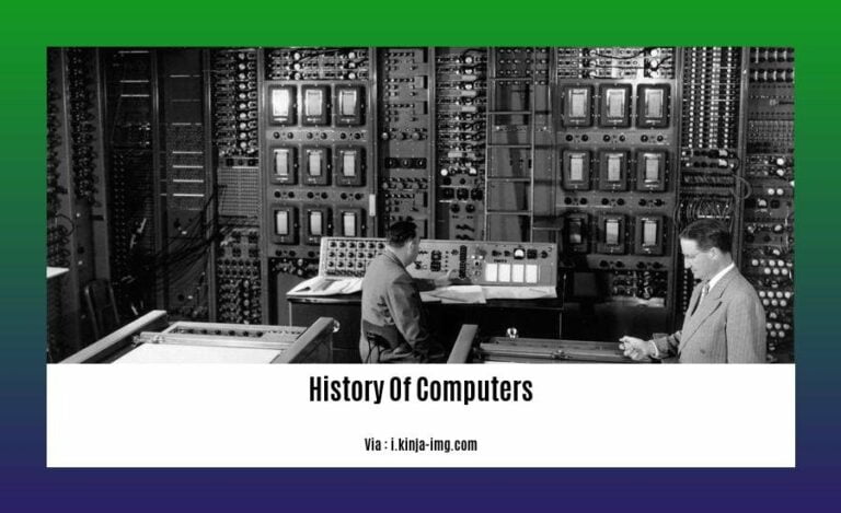 The Enduring Legacy: A Journey Through the History of Computers