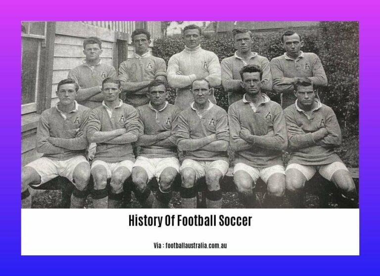 A Journey Through Time: Exploring the History of Football Soccer