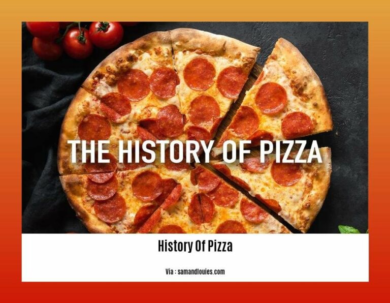 A Culinary Journey through Time: The History of Pizza