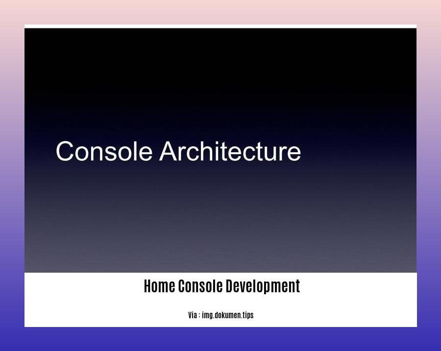 The Evolution of Home Console Development: A Journey of Innovation and ...