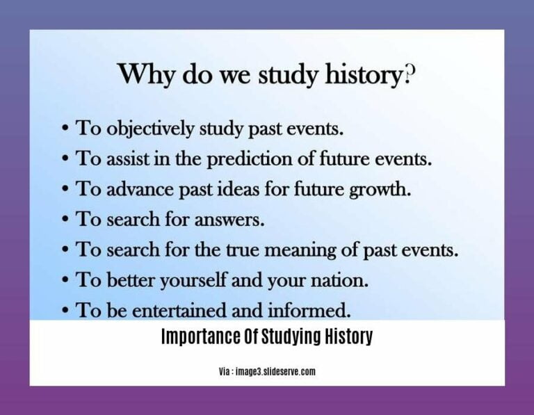 The Paramount Importance of Studying History