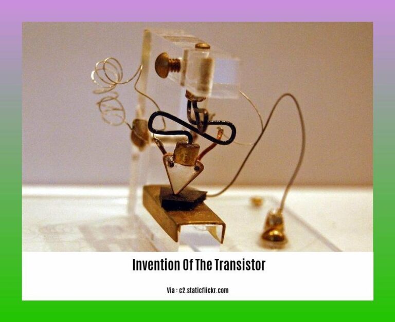 - The Invention of the Transistor: A Pivotal Moment in Electronics History