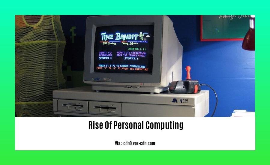 The Rise of Personal Computing: A Technological Revolution The Rise of Personal Computing: A Technological Revolution