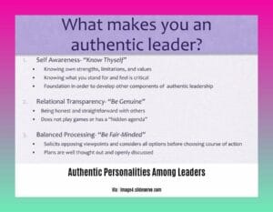 Authentic Personalities Among Leaders: The Cornerstone of Trust and Success