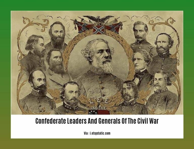 Confederate Leaders and Generals of the Civil War: An In-Depth Analysis