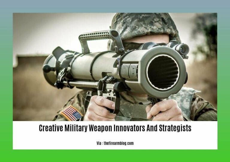 Creative Military Weapon Innovators and Strategists: Shaping the Future ...