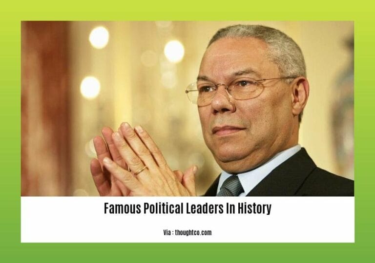 Famous Political Leaders in History: A Journey Through Power and Influence