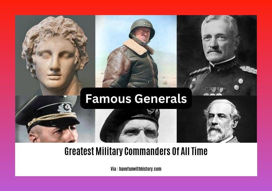 Unveiling the Greatest Military Commanders of All Time