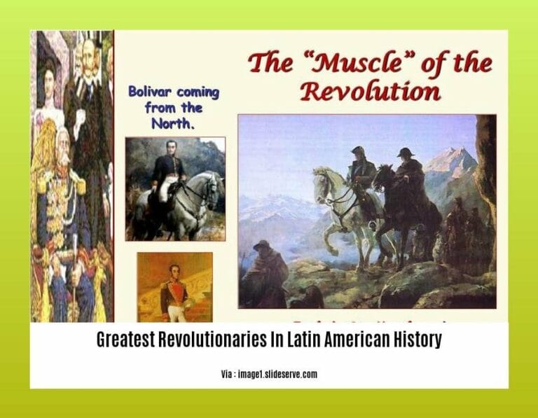 Los revolucionarios más grandes de la historia de América Latina