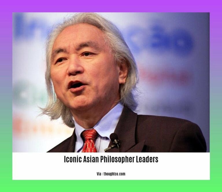 Iconic Asian Philosopher Leaders: Shaping the Tapestry of Human Thought