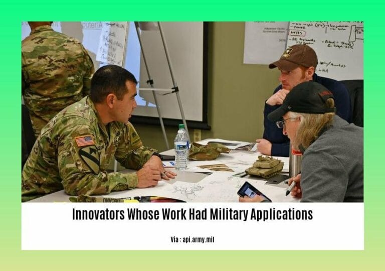 Innovators Whose Work Had Military Applications: A History of ...