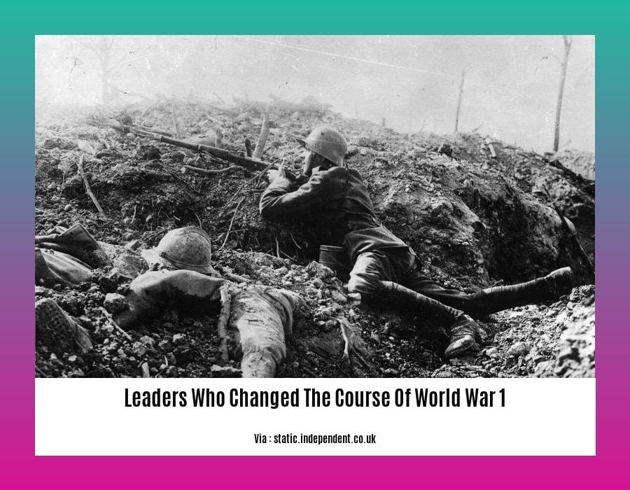 Leaders Who Changed the Course of World War 1: A Historian's Perspective