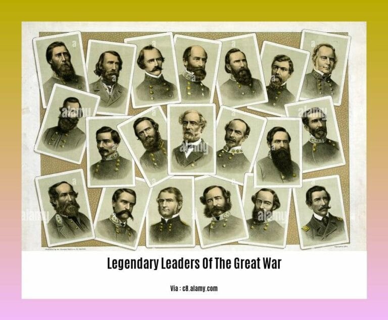 1. Legendary Leaders of the Great War: Shaping the Course of History