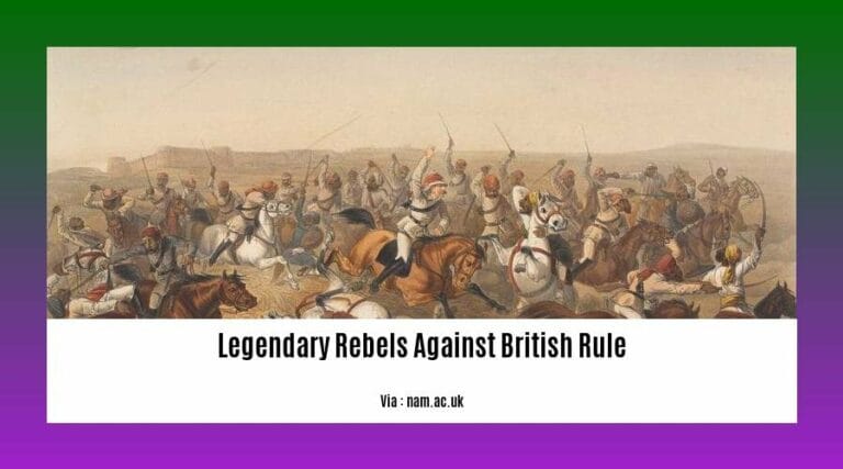 Legendary Rebels Against British Rule: Igniting the Flames of Independence