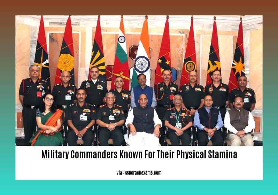 Legendary Military Commanders Known for Their Physical Stamina