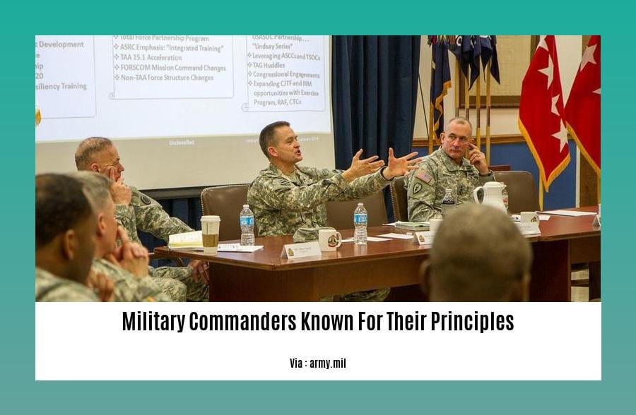 Military Commanders Known for Their Principles: Lessons in Leadership ...