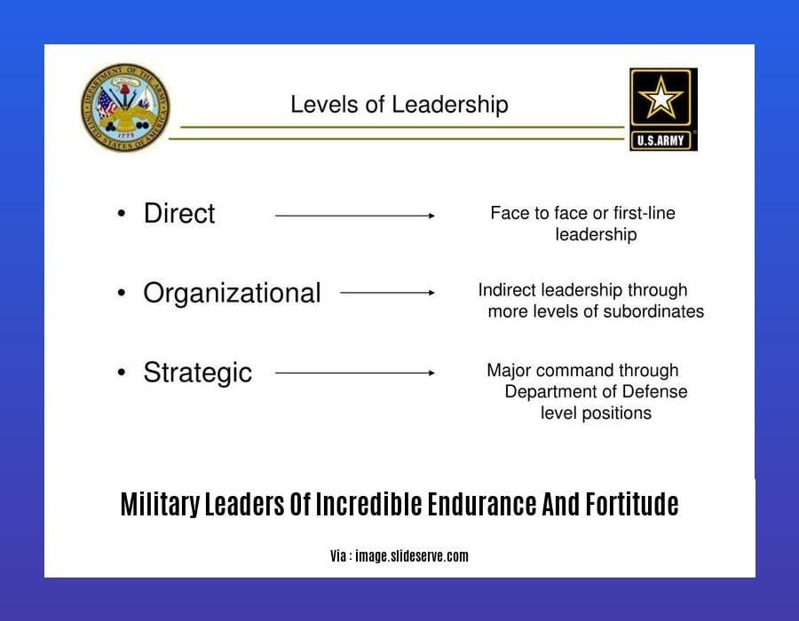 Military Leaders of Incredible Endurance and Fortitude: Stories of ...